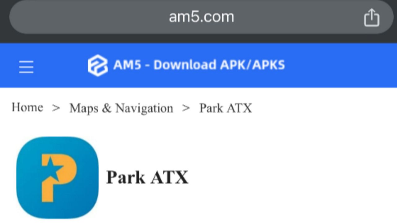 Park ATX app being impersonated by fraudulent website
